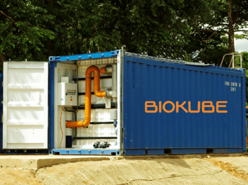 Containerized wastewater treatment plant from BioKube